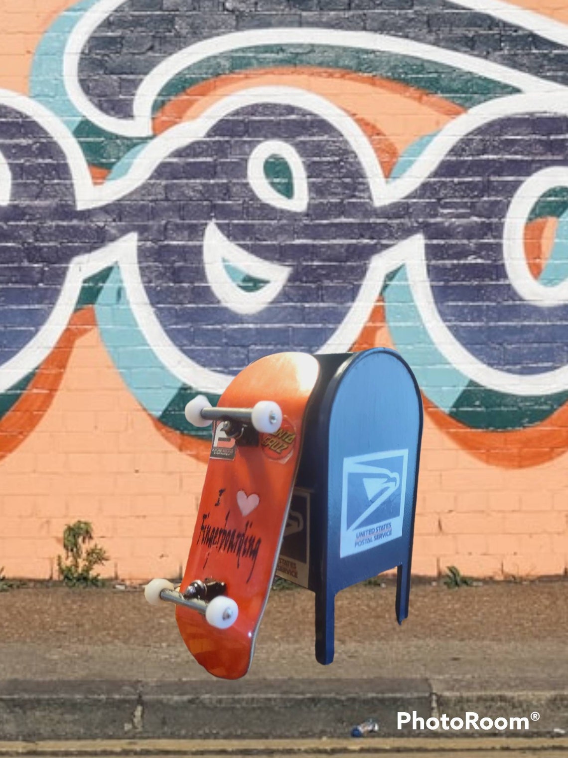 1/8 USPS Post Box Miniature for Fingerboarding or Dioramas. | Etsy