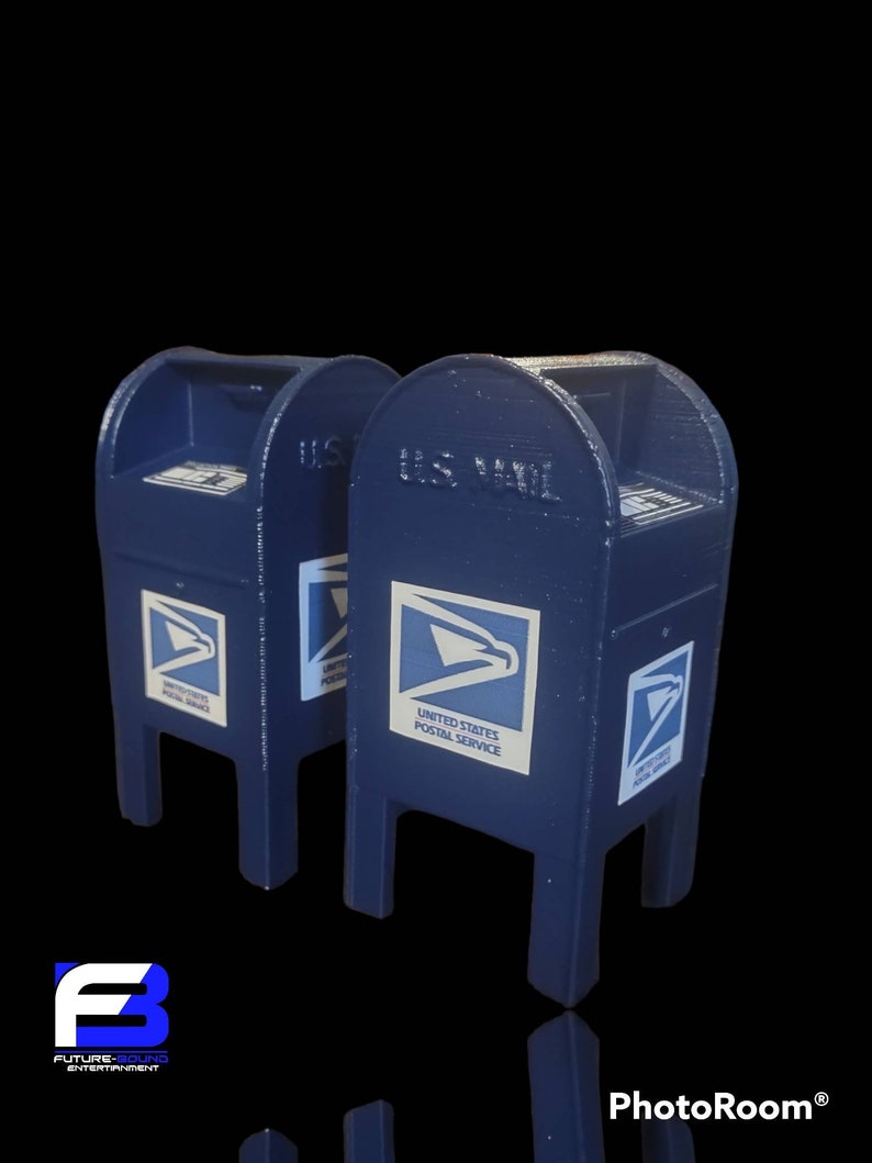 1/8 USPS Post Box Miniature for Fingerboarding or Dioramas. - Etsy