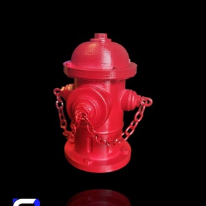 Miniature Fire Hydrant With Chain for Fingerboarding or Dioramas - Etsy