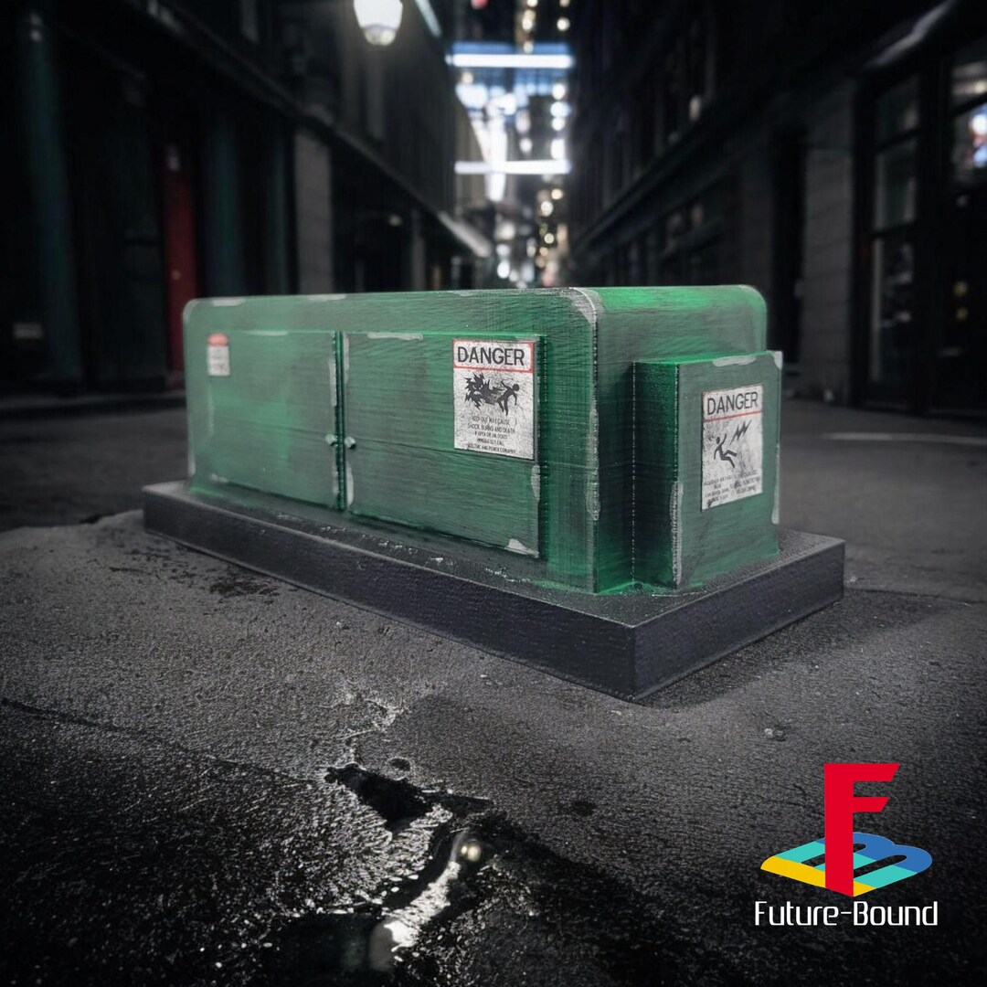 Shock Box Obstacle for Fingerboarding and Dioramas (green Box) - Etsy