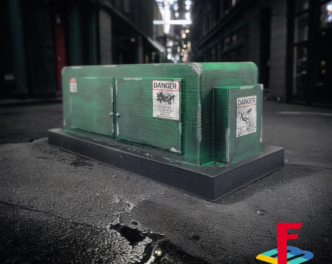 Shock Box Obstacle for Fingerboarding and Dioramas (green Box) - Etsy