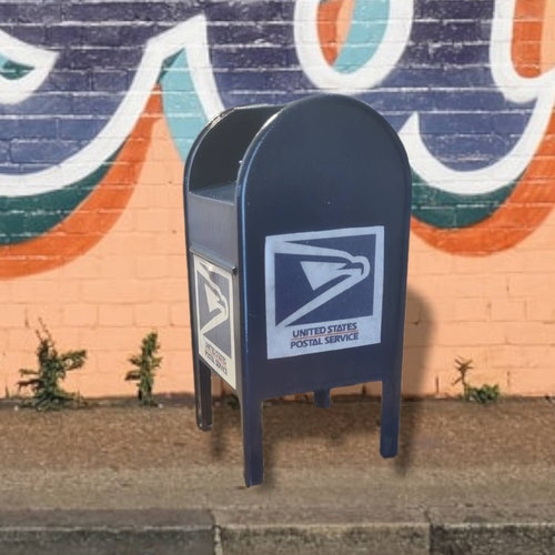 1/8 USPS Post Box Miniature for Fingerboarding or Dioramas. - Etsy