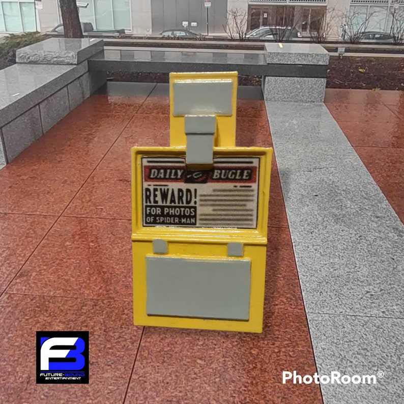 1/8 Scale Newspaper Box for Fingerboarding or Dioramas. - Etsy