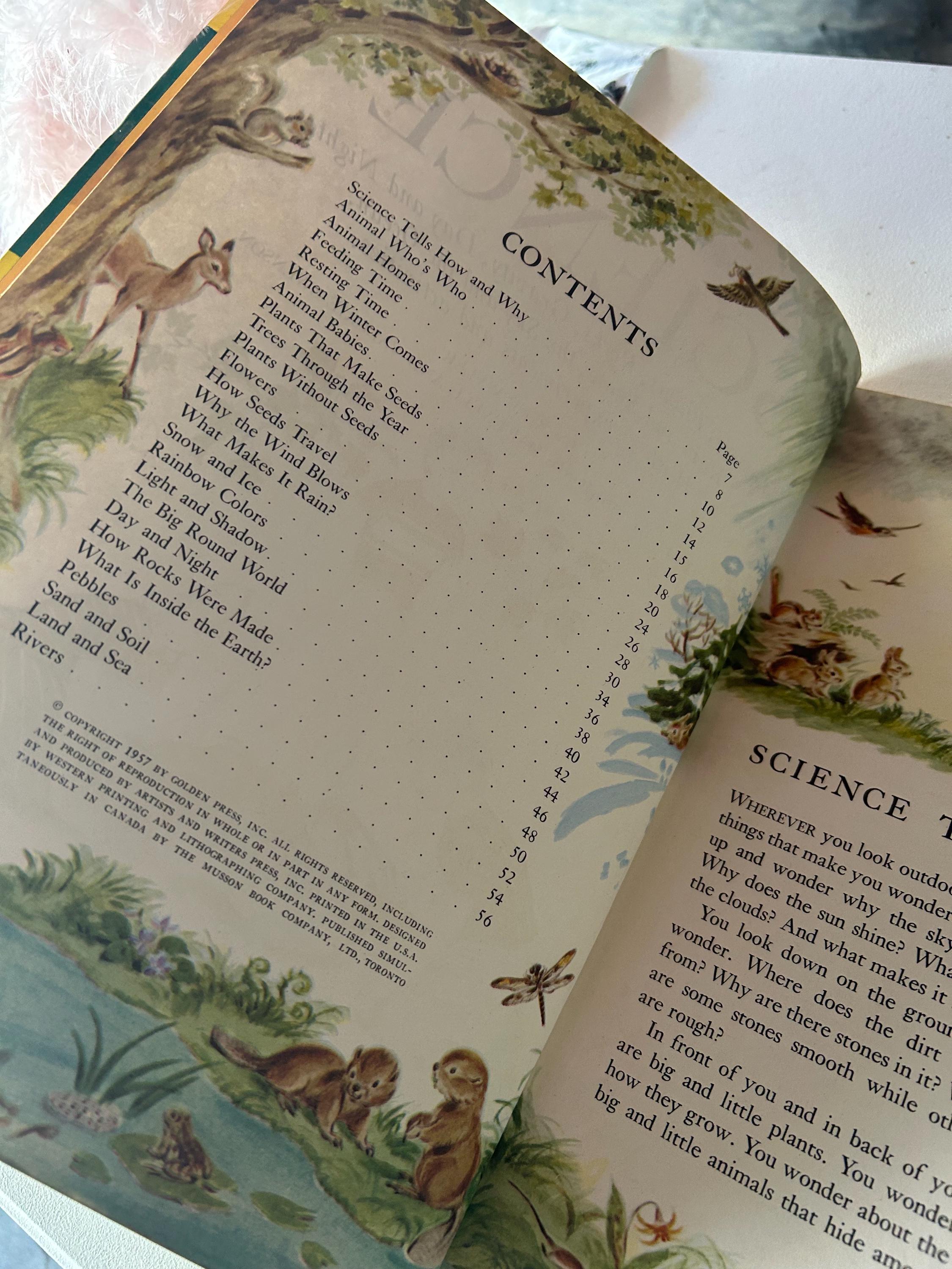 Vintage Children's Science Book, "the Golden Picture Book" (1957) - Etsy
