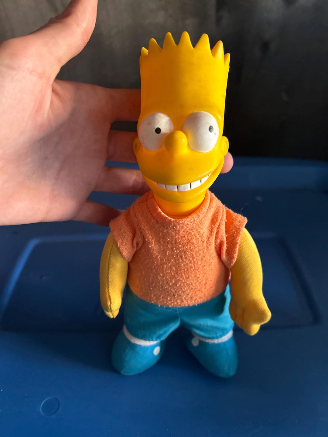 Bart Simpson 9" Soft Plush Body and Vinyl Head & Feet 20th Century Fox ...
