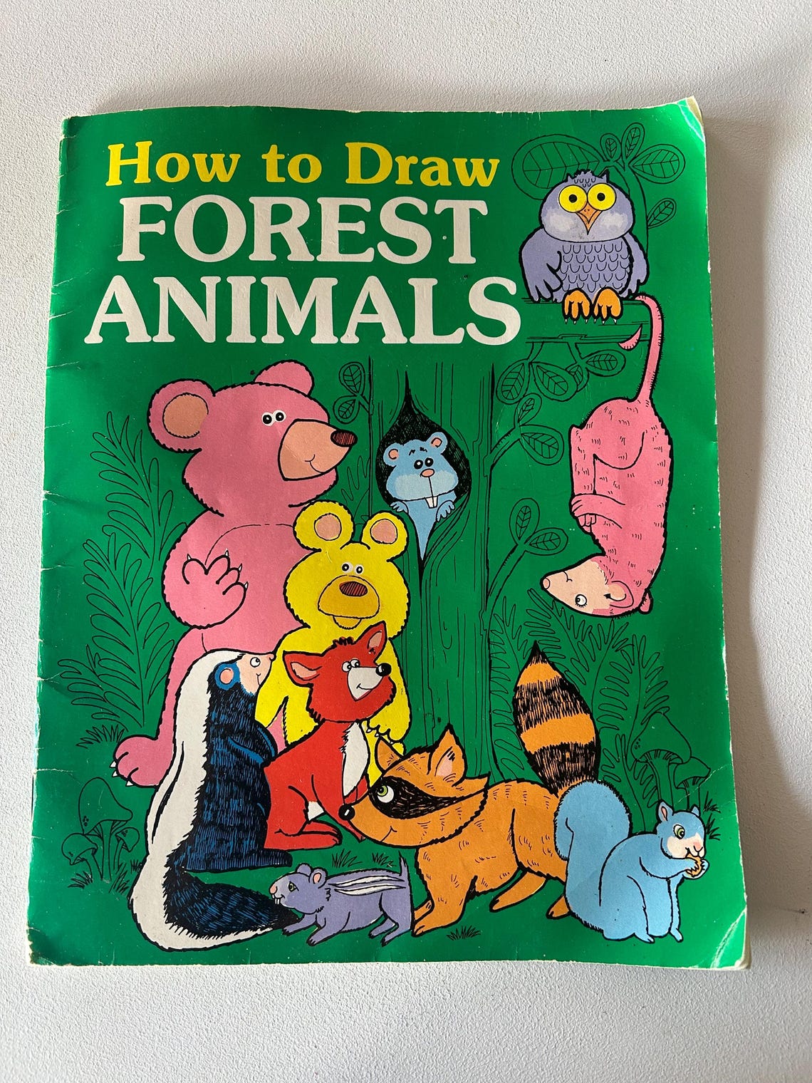 How to Draw Forest Animals by Barbara Soloff Levy (1985) Simple Guide ...