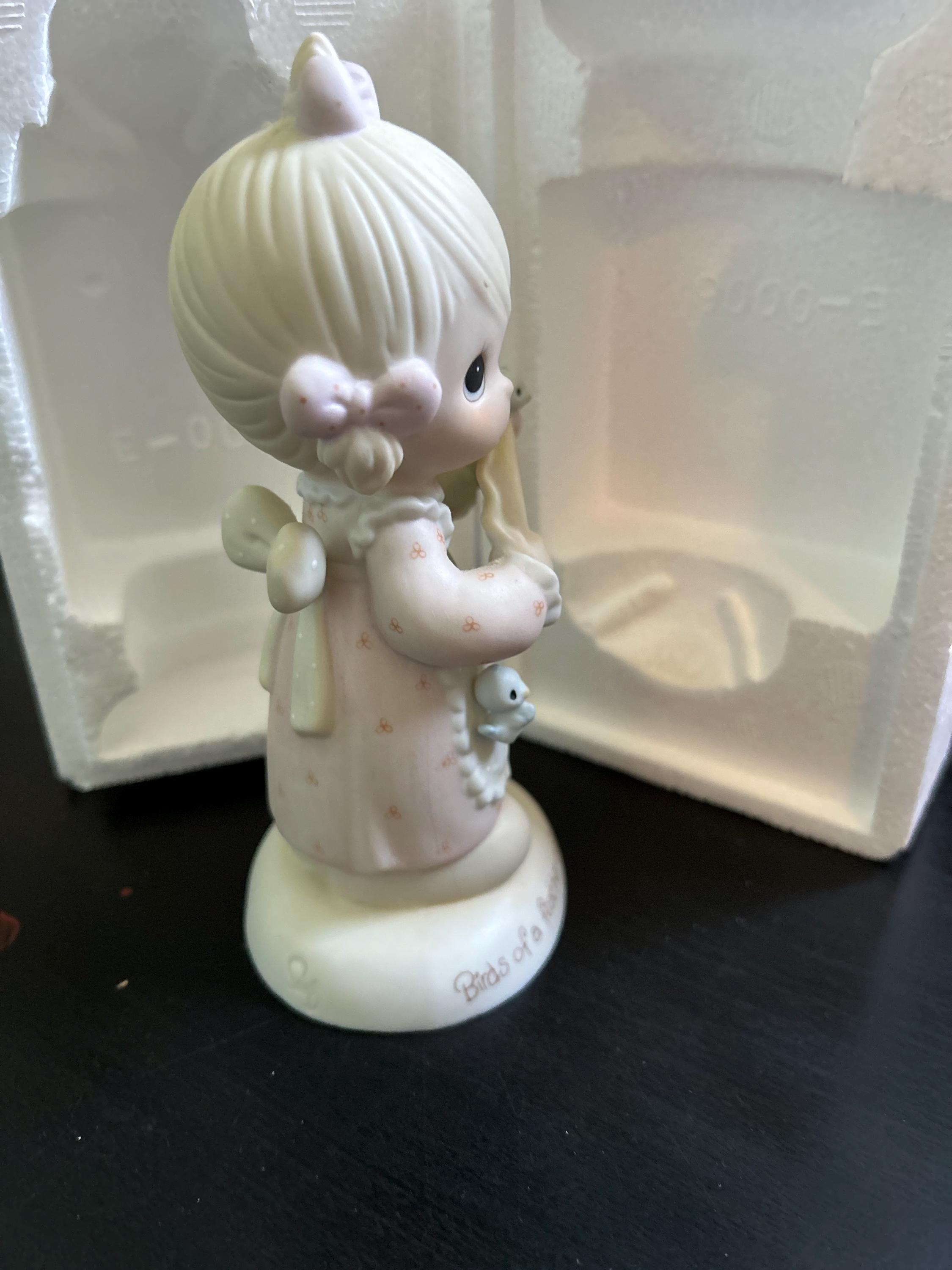 Vintage E-0006 Precious Moments Collectors Club Figurine Birds of a ...