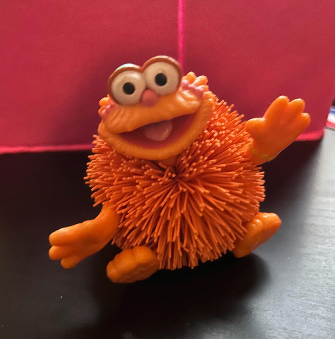 1996 Sesame Street "zoe" Collectible Characters Koosh Ball - Etsy
