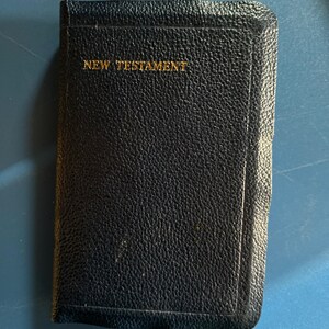 Antique 1925 the New Testament Pocket Bible - Etsy