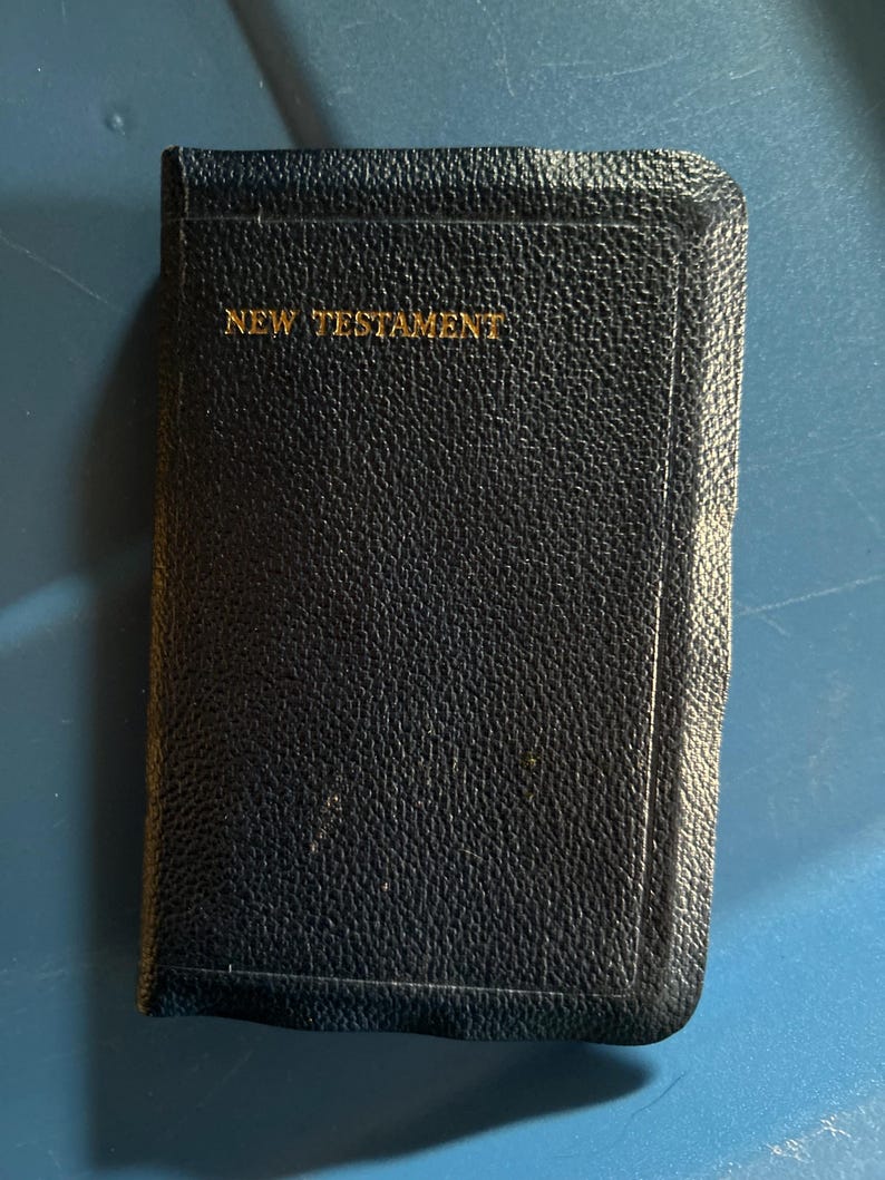 Antique 1925 the New Testament Pocket Bible - Etsy