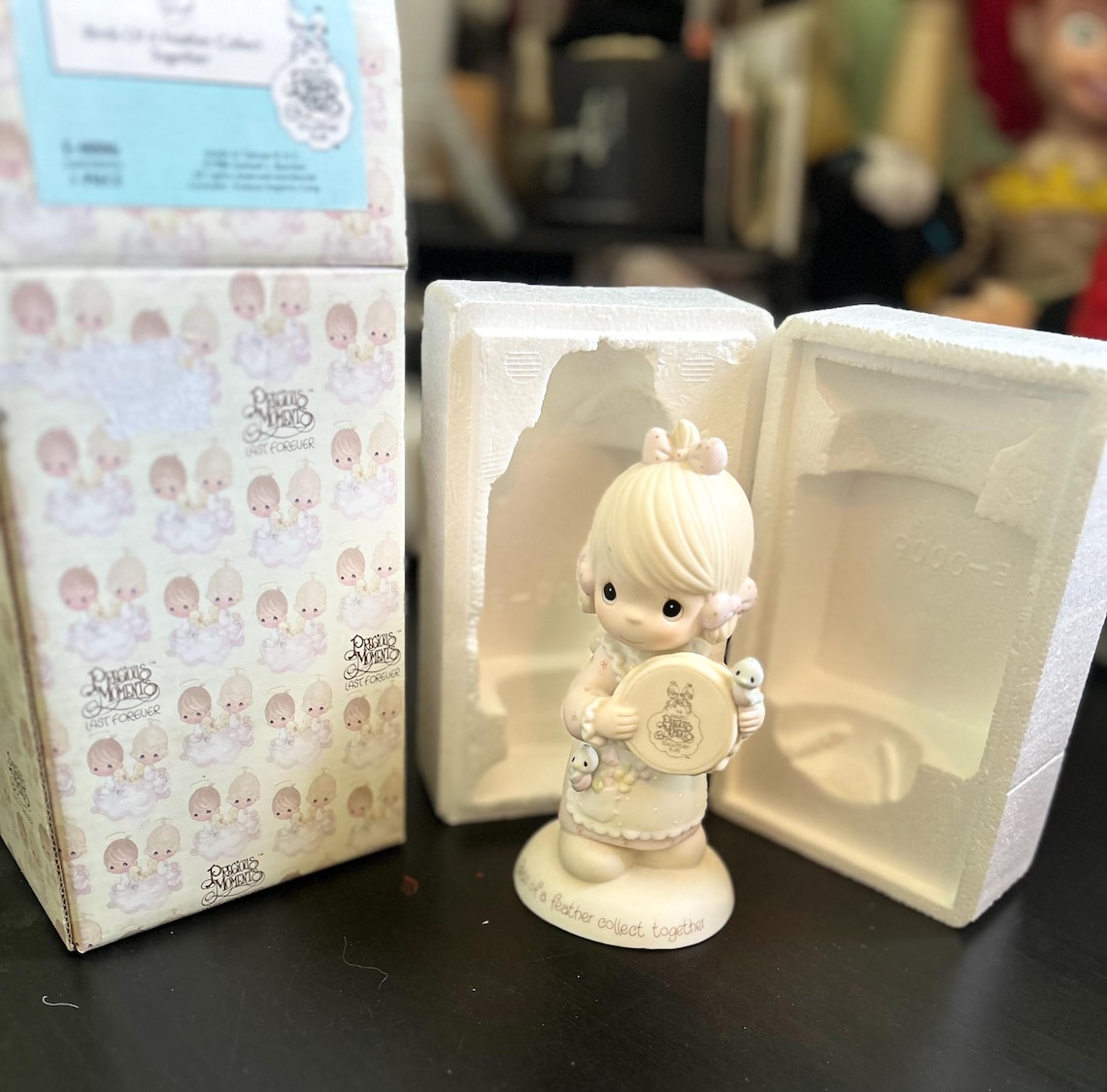 Vintage E-0006 Precious Moments Collectors Club Figurine Birds of a ...
