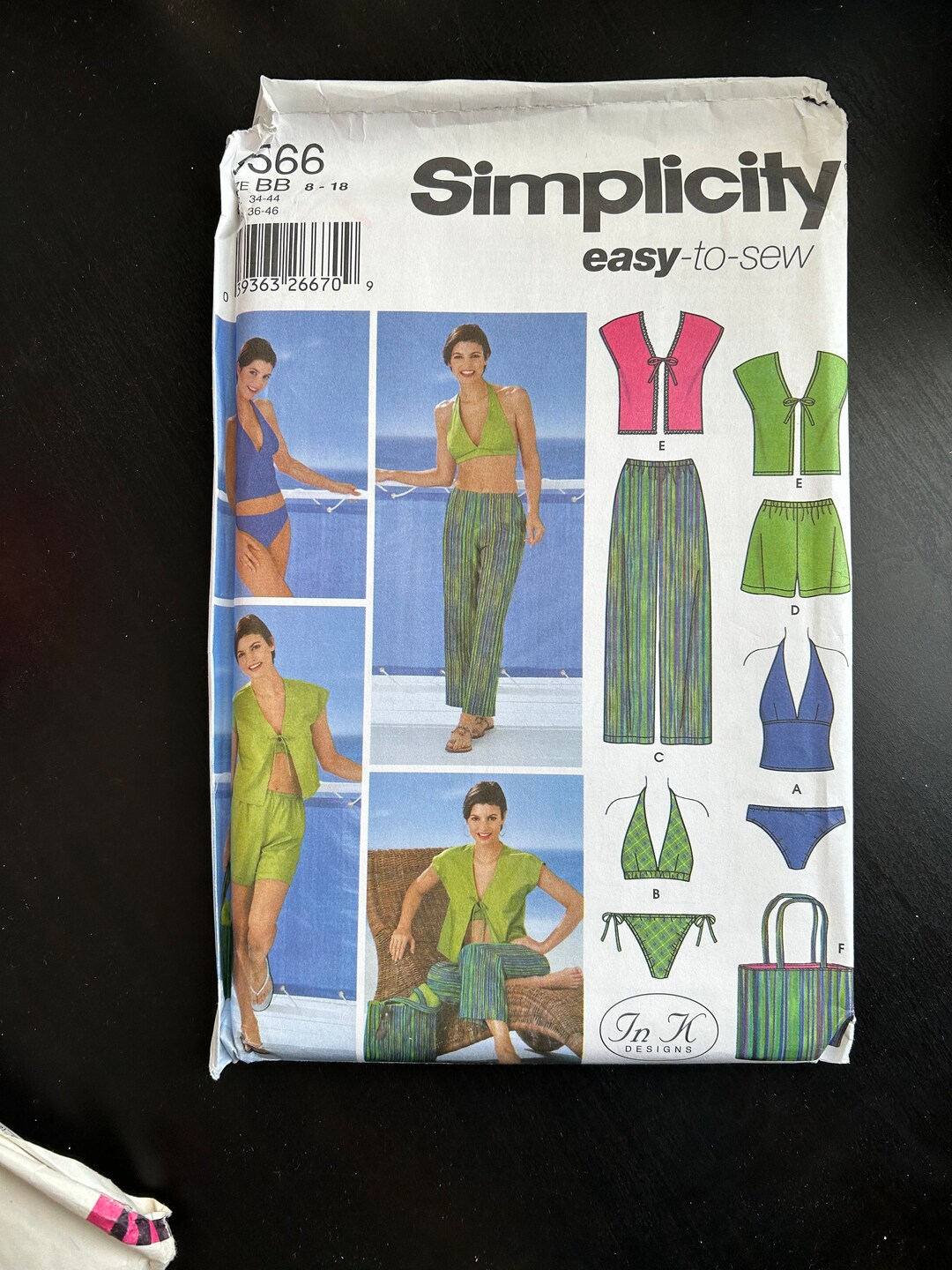 Simplicity Sewing Pattern 5156, Misses' Cropped Pants or Shorts, Cover ...