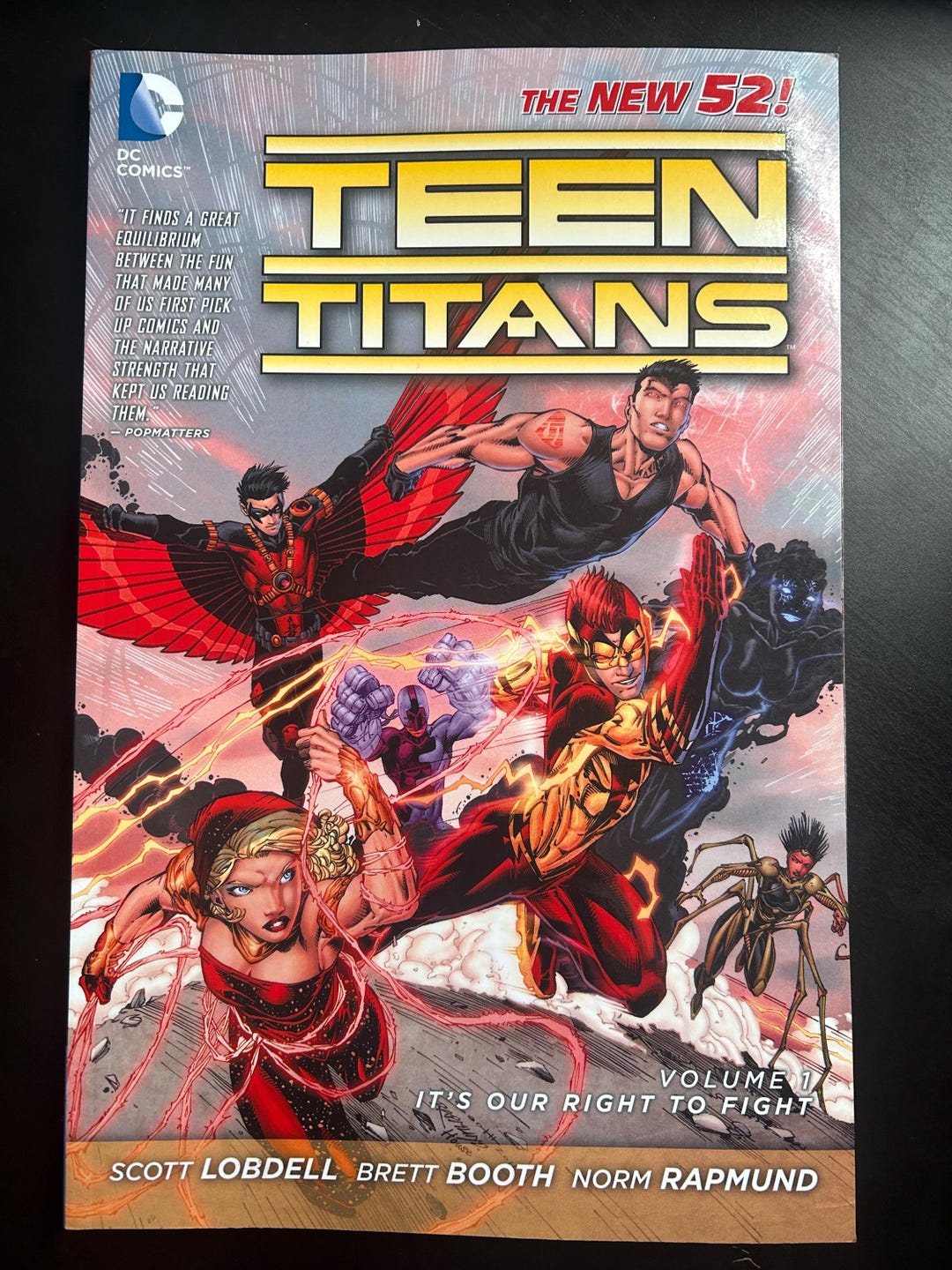 Teen Titans Volume 1 "it's Our Right to Fight" Comic Book Scott Lobdell ...
