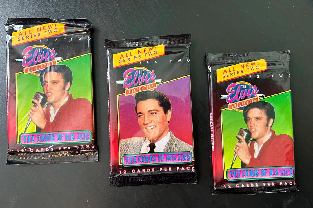 Elvis Presley Trading Cards Sealed in Package Set of 3 (1992) - Etsy