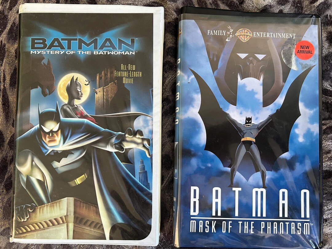 Batman Collectible VHS Tape Movies Set of 2 (1994&2003) - Etsy