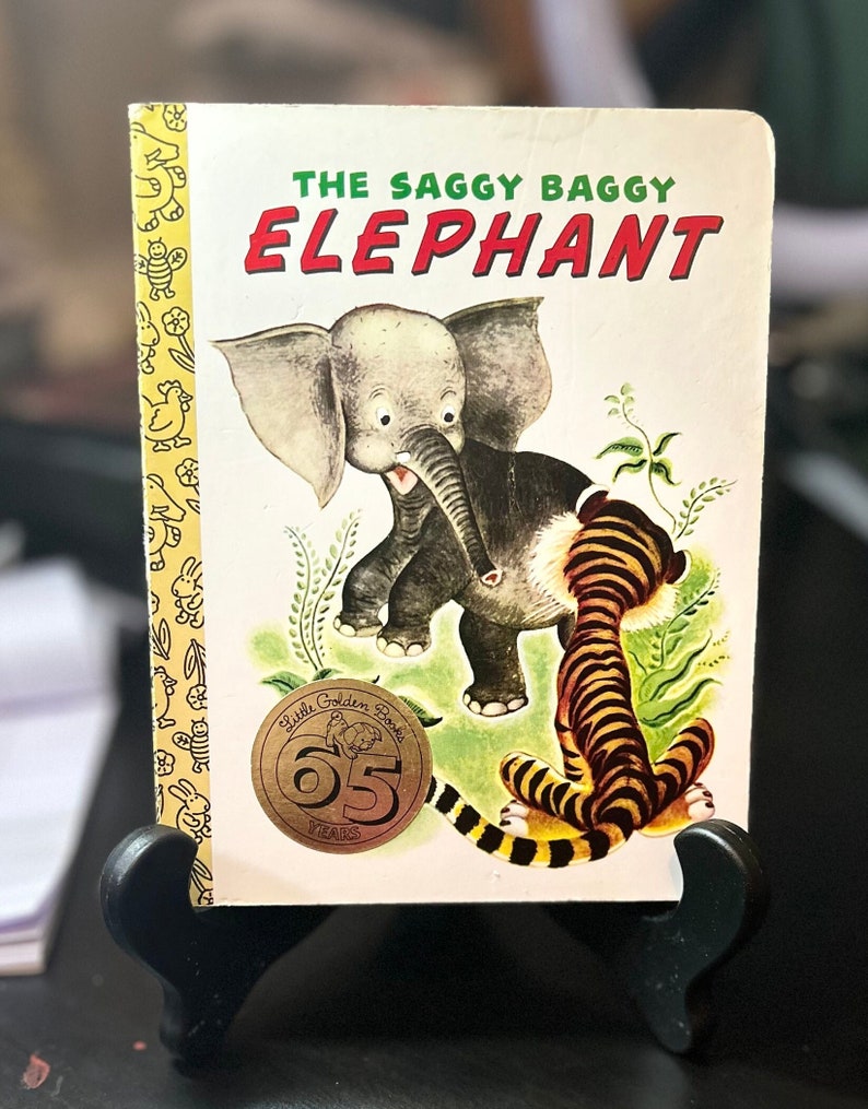 Little Golden Treasures - the Saggy Baggy Elephant Book With 65YEAR ...