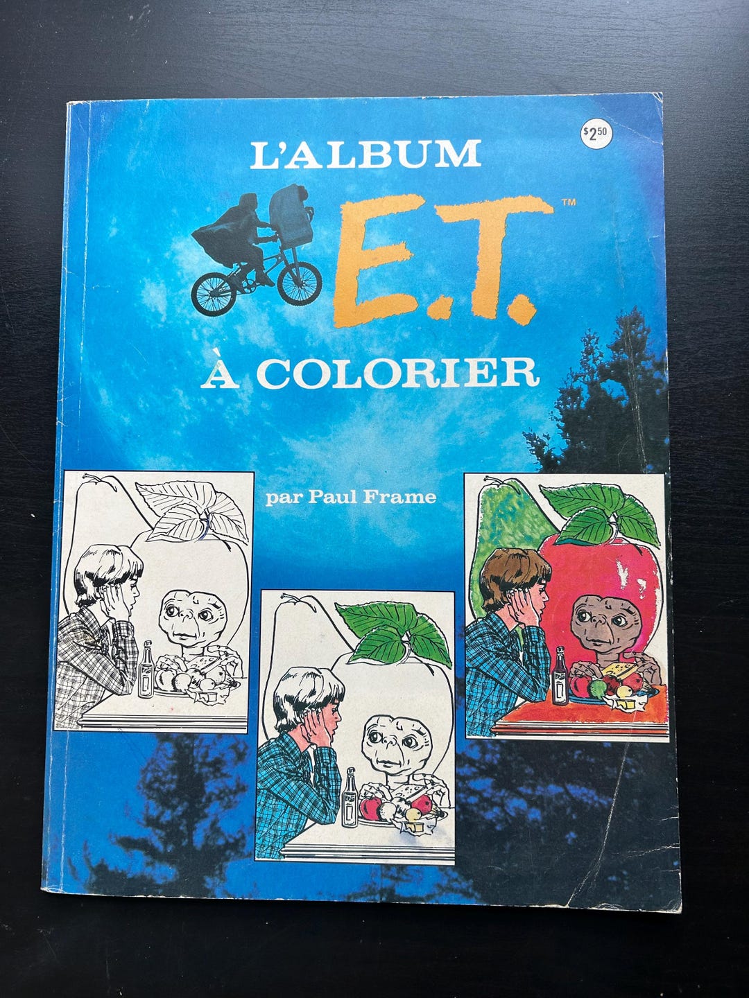 1982's Vintage the E.T Coloring Book by Paul Frame Simon Schuster Movie ...