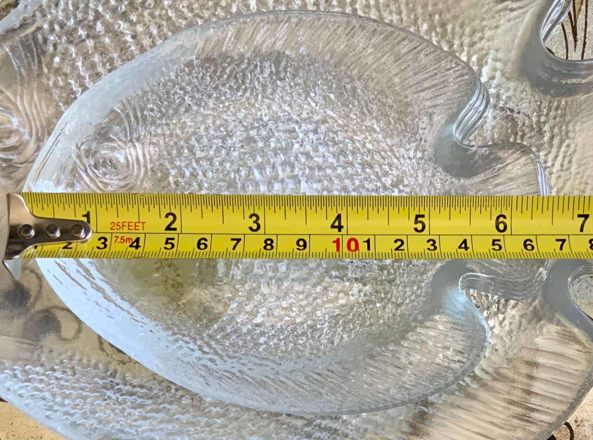 Fantastic Nine Piece Arcoroc Poisson Series Serving Set Fish Pattern ...