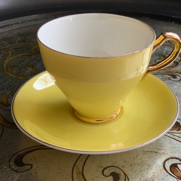 Yellow China Tea Cup - Etsy
