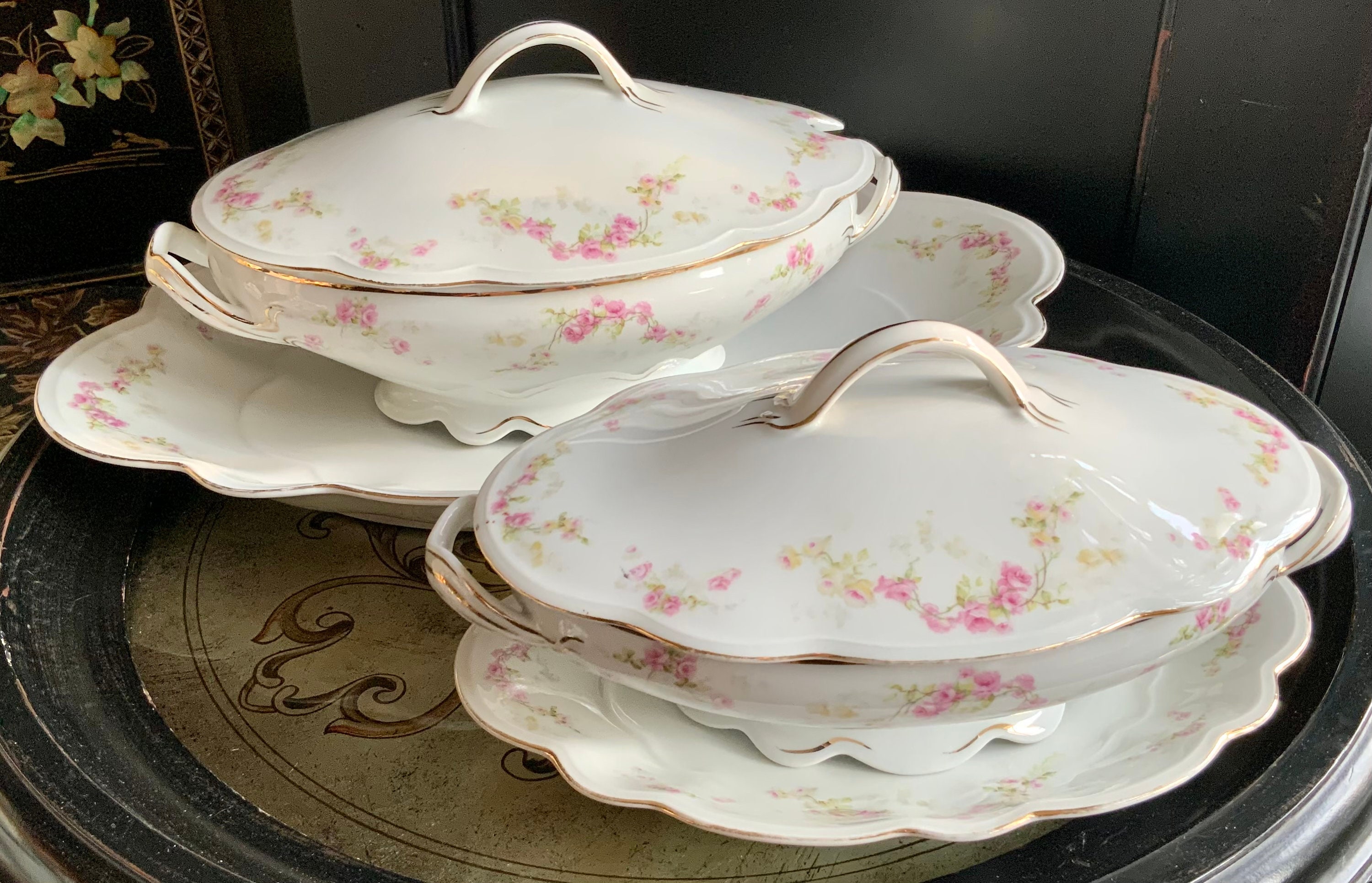 Incredible Antique 6 Piece MZ moritz Zdekauer Austria China - Etsy