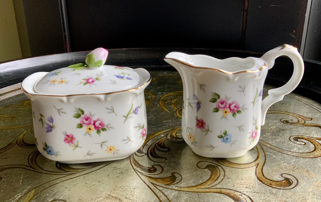 Hard to Find Vintage Takahashi San Francisco Victoria Rosebud Creamer ...
