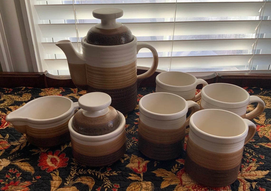 Vintage Genin-trudeau Made in Japan Pottery Tea Set for Four - Etsy Canada