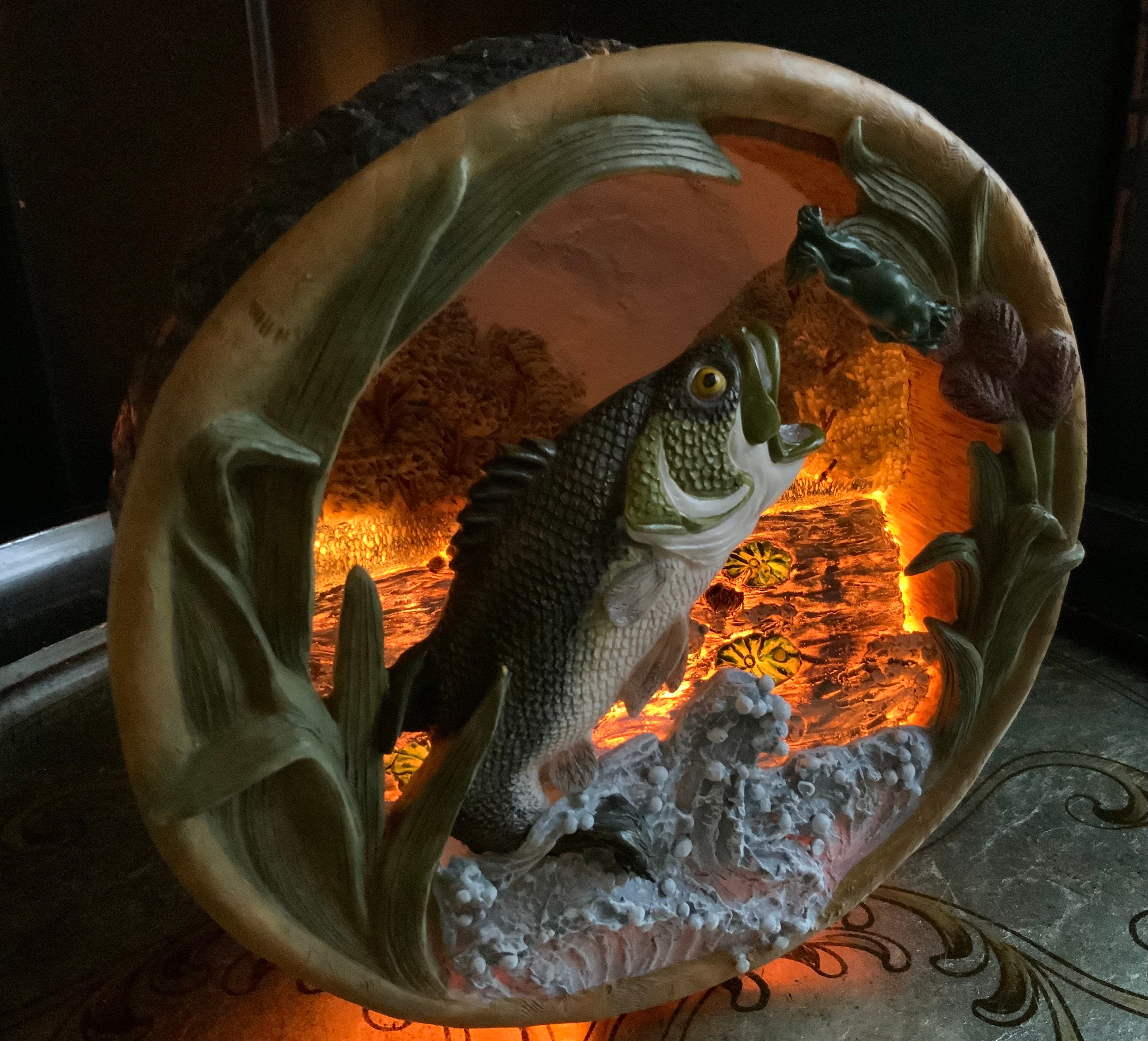 Awesome 1990s Fish Lamp Bass Trout the Perfect Gift for - Etsy
