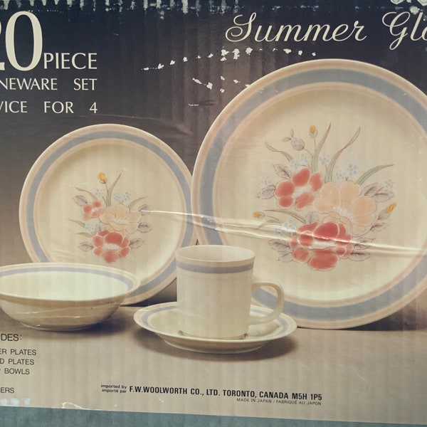 Vintage Genin-trudeau Made in Japan Pottery Tea Set for Four in ...
