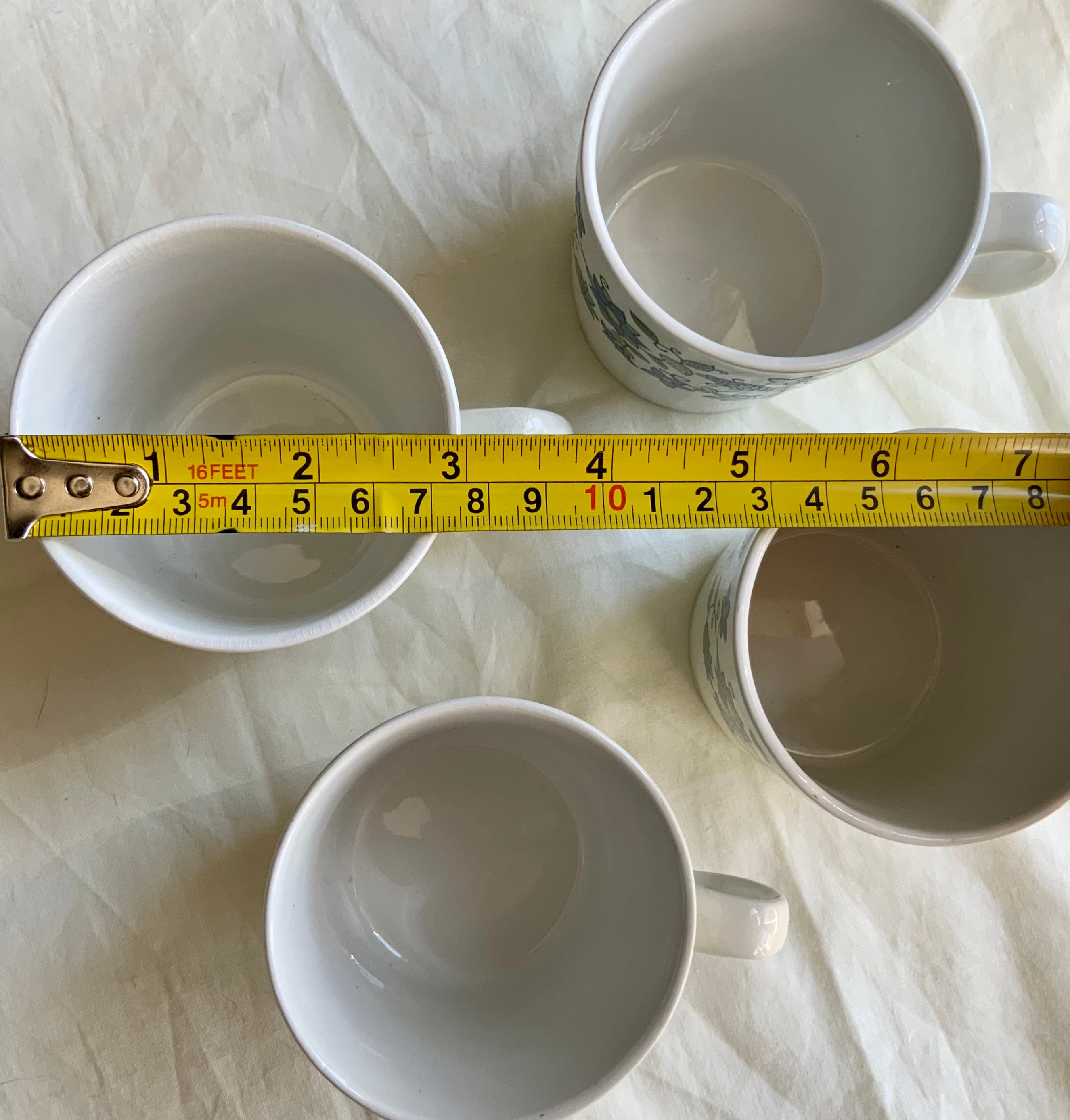 Set of 4 Super Rare Ridgway Kew Pattern Cups and Saucers Made in ...