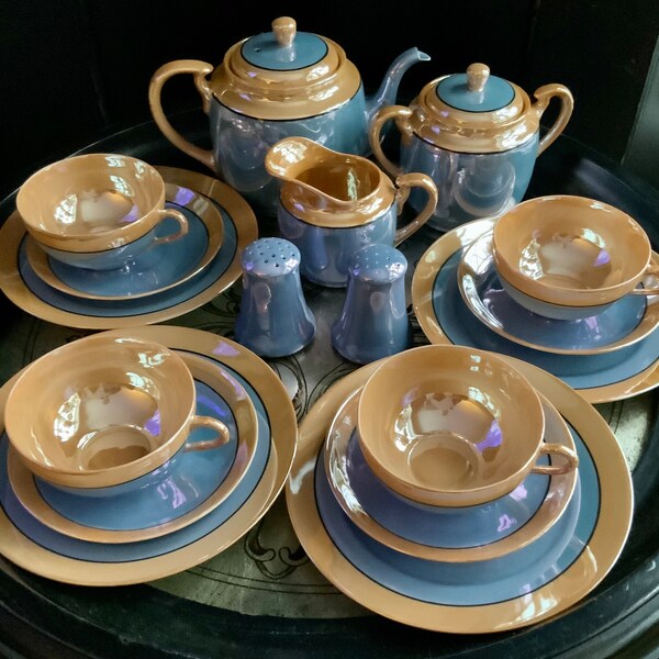 Lusterware Tea Set - Etsy