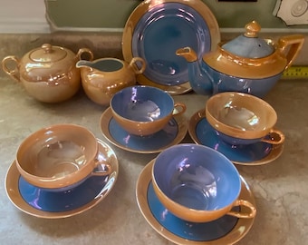 Lusterware Tea Set - Etsy
