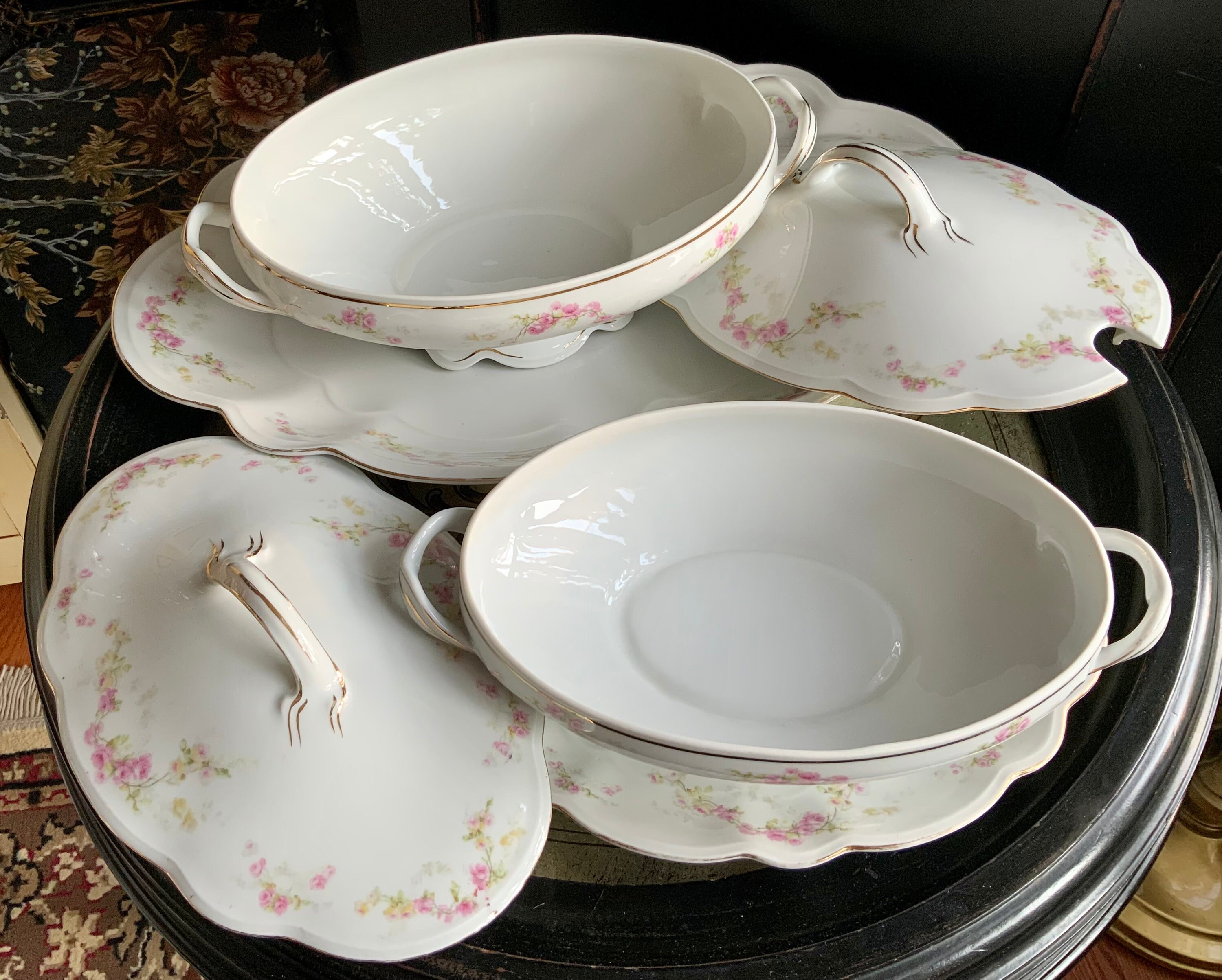 Incredible Antique 6 Piece MZ moritz Zdekauer Austria China - Etsy