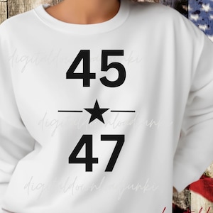 President Donald Trump 45 47 SVG Png Sublimation Instant Download Trump ...