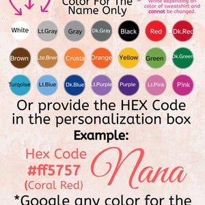 Personalized Promoted to Nana Est 2025 Baby Announcement Sweatshirt ...