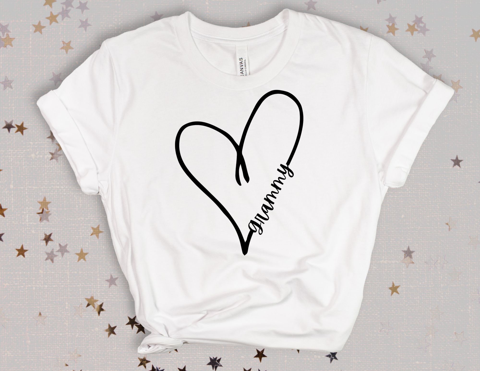 Grammy Name in Heart, Instant PNG Sublimation Download, Mother's Day ...