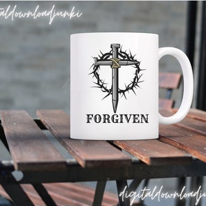 Forgiven PNG Sublimation Instant Download Christian Father's Day SVG ...