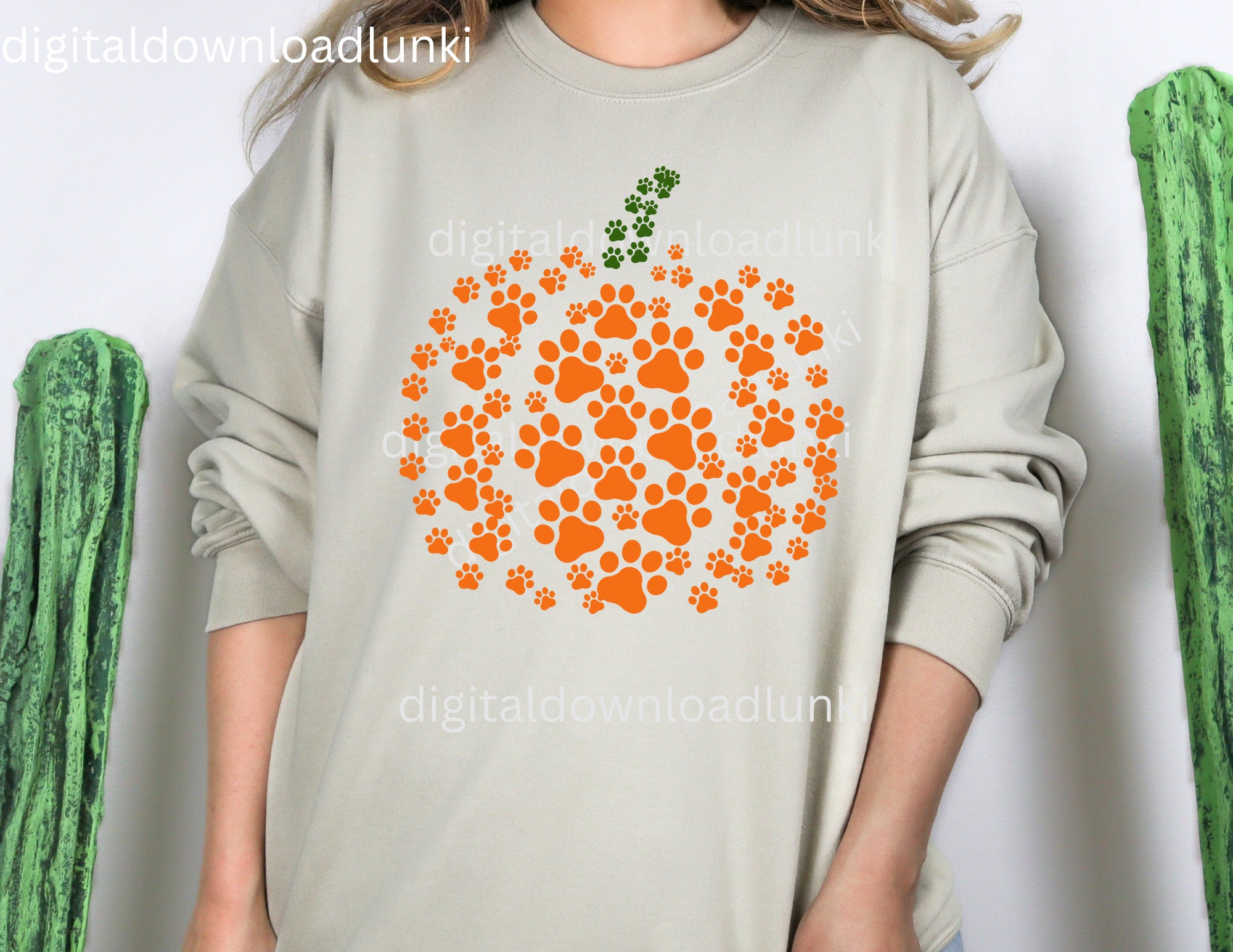 Pumpkin Paw Print Instant PNG Sublimation Download Dog Paw - Etsy