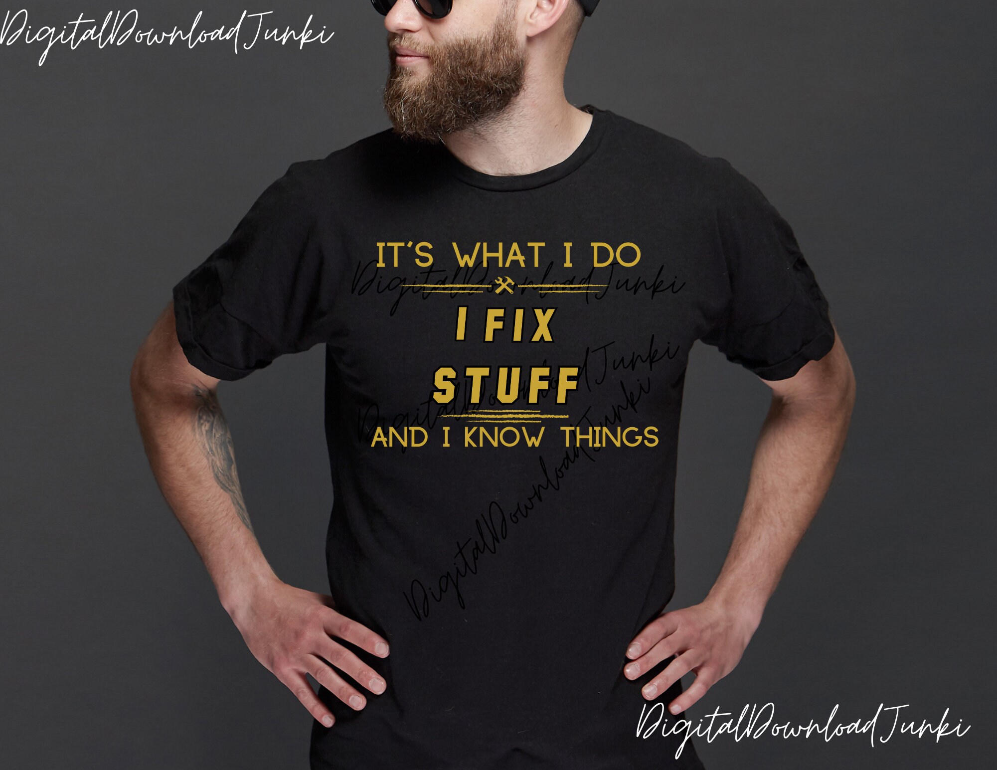 It's What I Do I Fix Stuff and Know Things SVG Cut Instant - Etsy