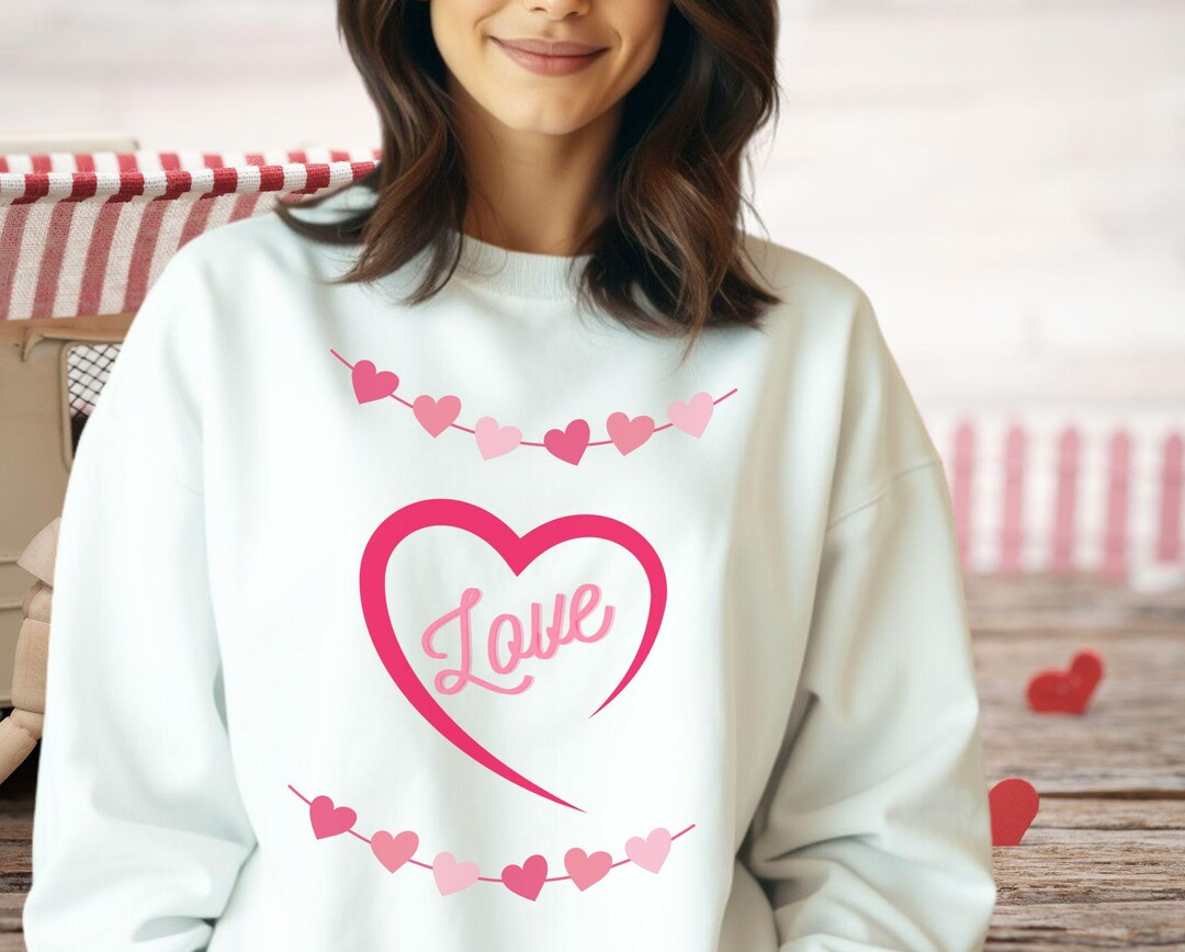 Valentine's Day PNG Instant Sublimation Download Design, Love Pink ...