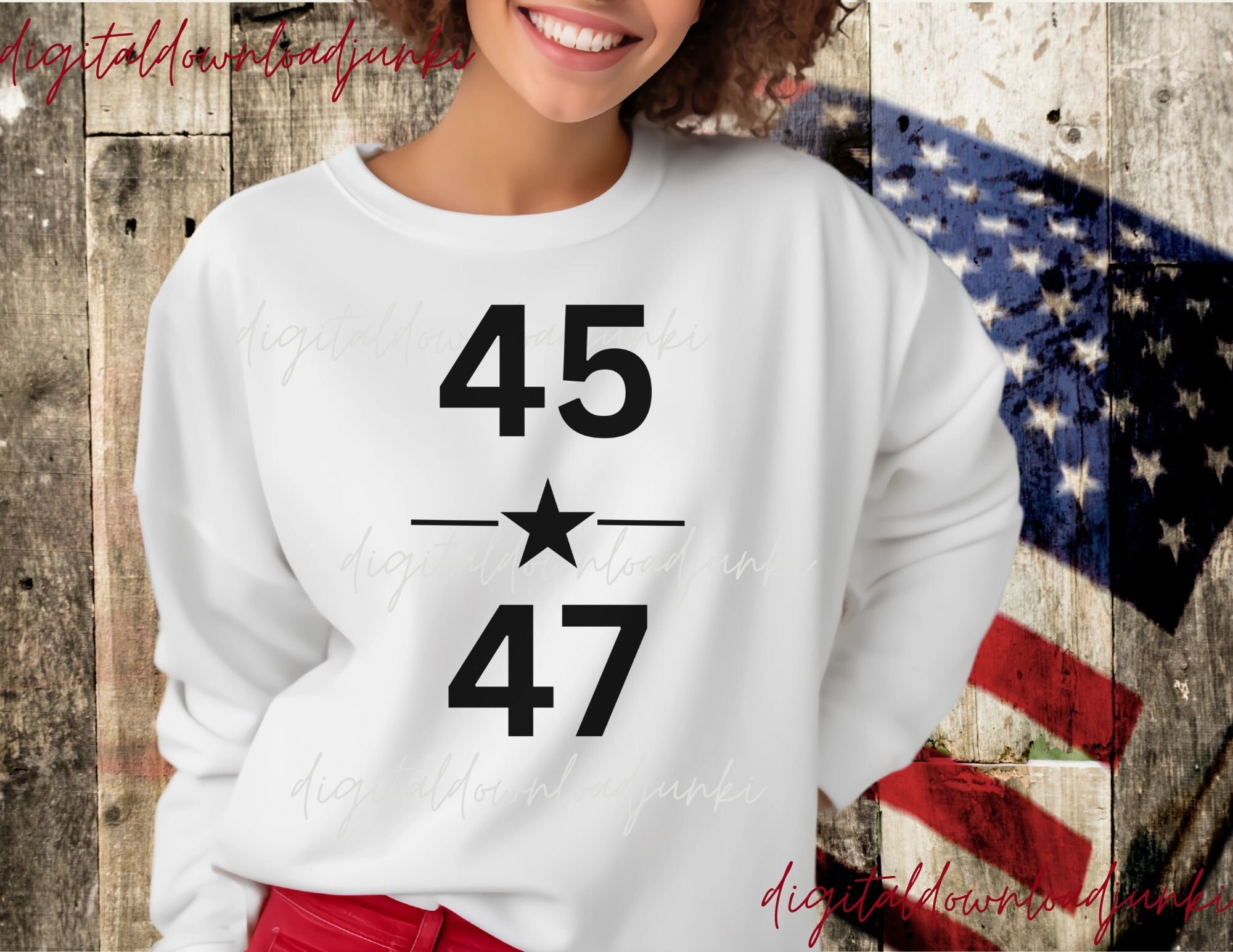 President Donald Trump 45 47 SVG Png Sublimation Instant Download Trump ...