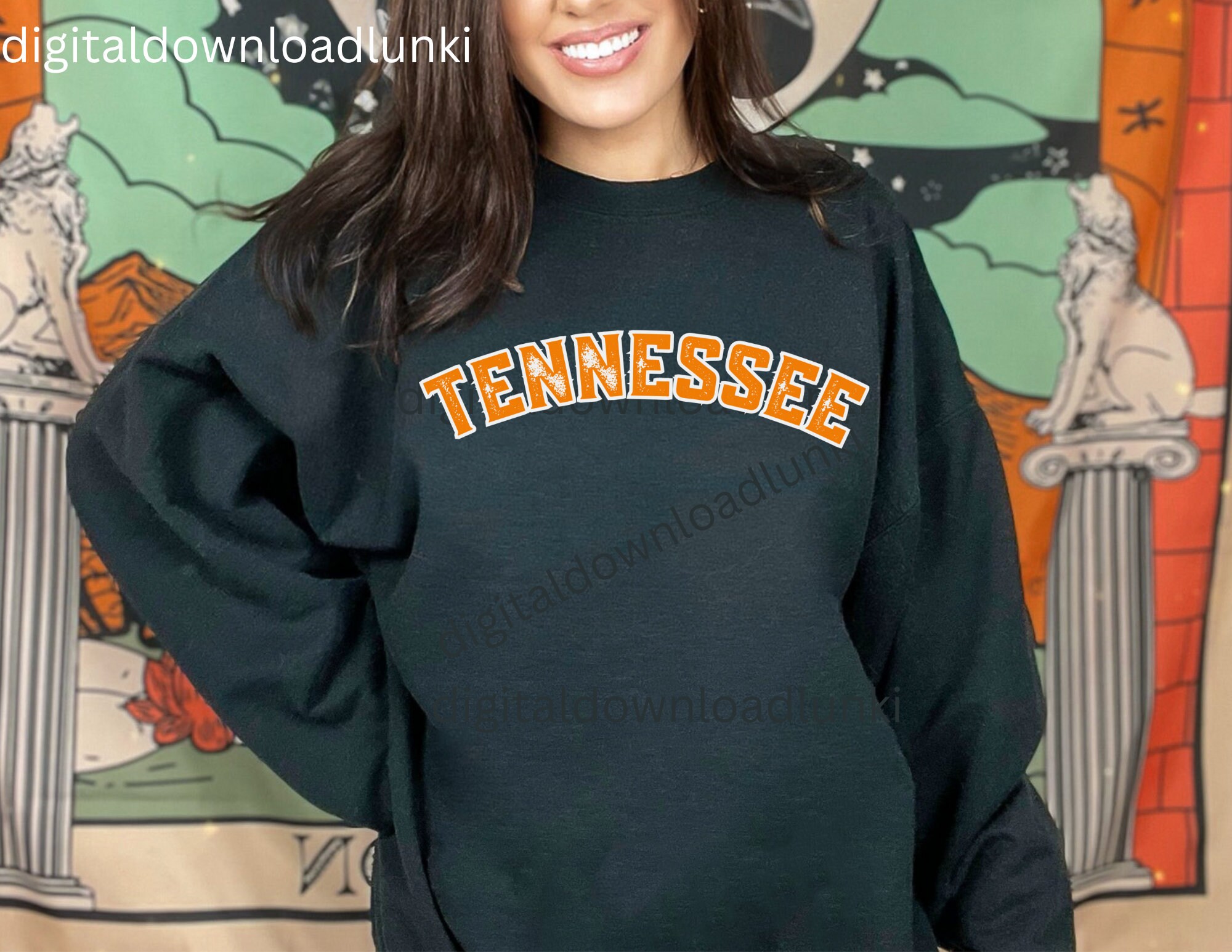 Tennessee Instant PNG Sublimation Digital Download Rough - Etsy