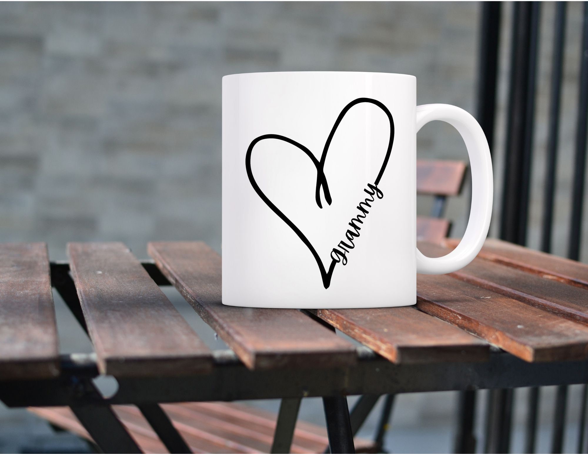 Grammy Name in Heart, Instant PNG Sublimation Download, Mother's Day ...