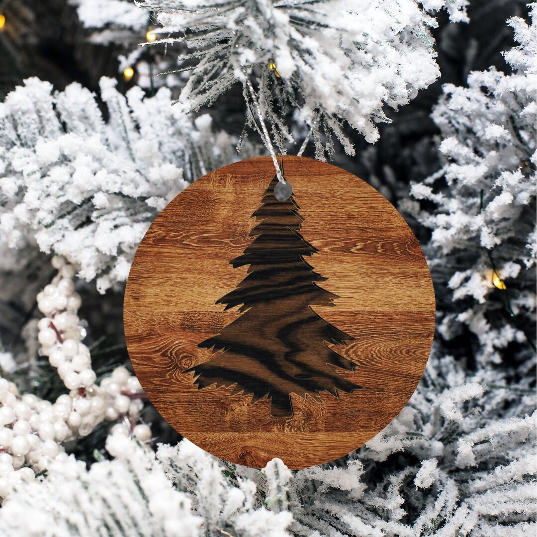 PNG Instant Sublimation Download, Rustic Christmas Ornament Template ...