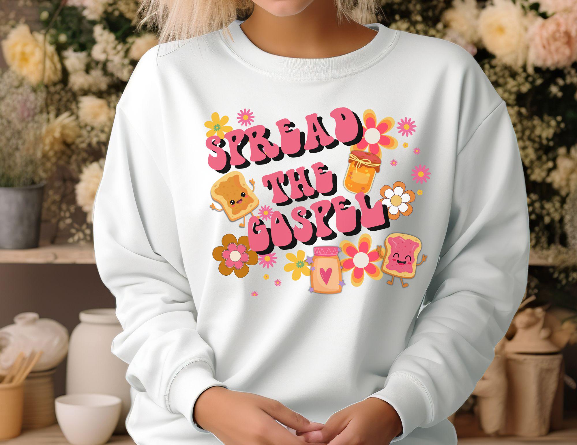 Spread the Gospel Retro PNG Instant Sublimation Download Christian T ...