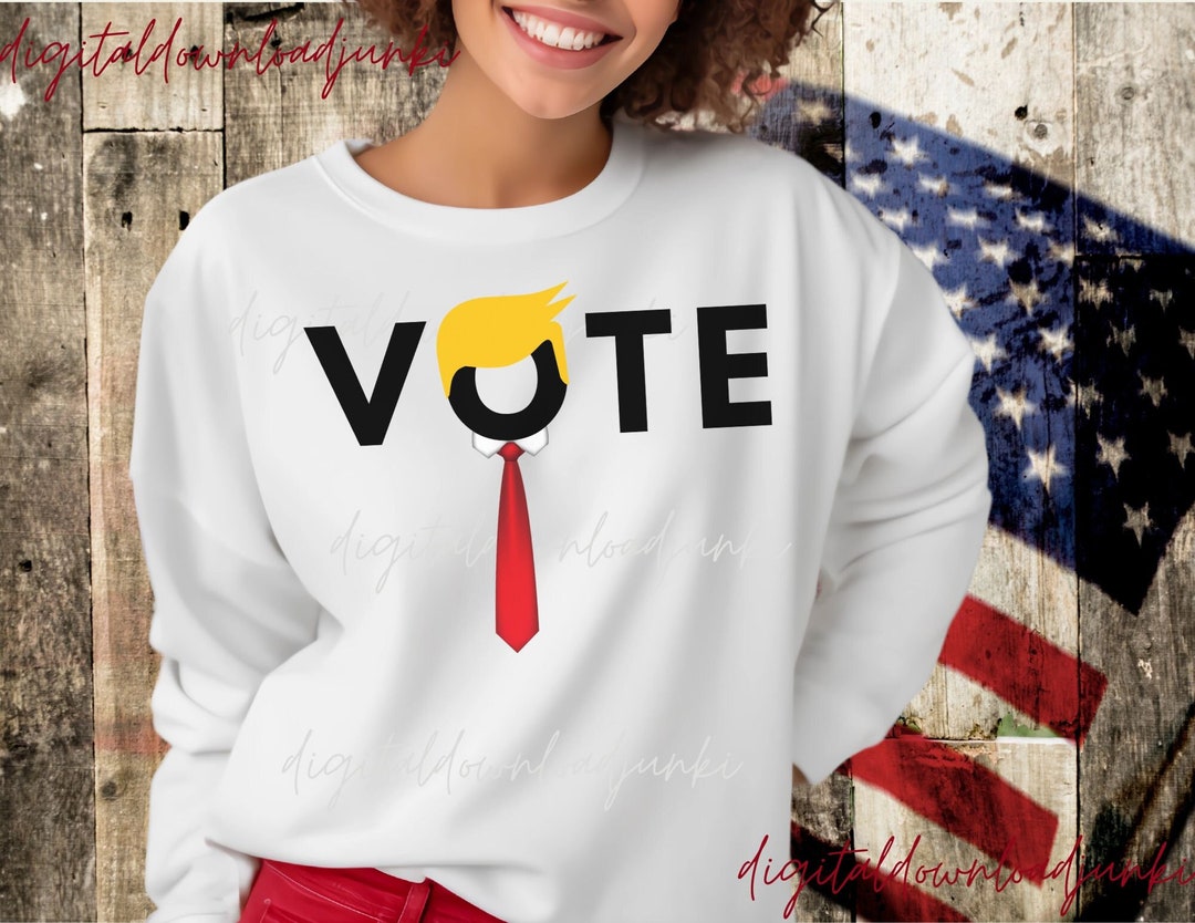 VOTE PNG Sublimation Instant Download Donald Trump Hair President ...