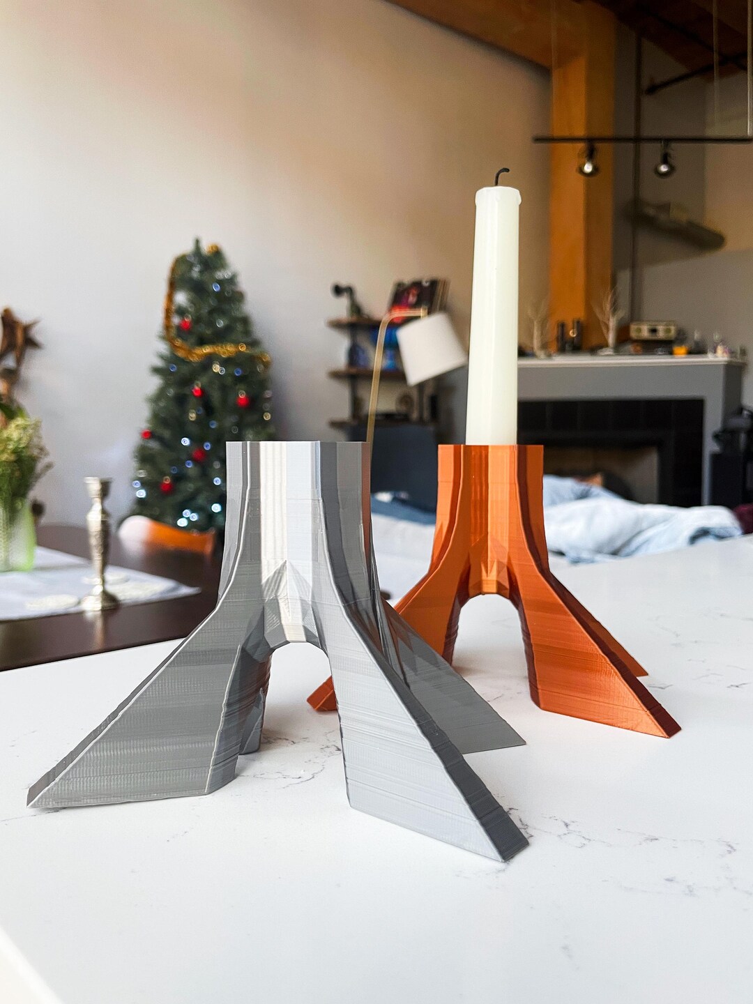 3D Printed Azadi Square Candle Holder: Persian Decor, Iran-inspired Art ...