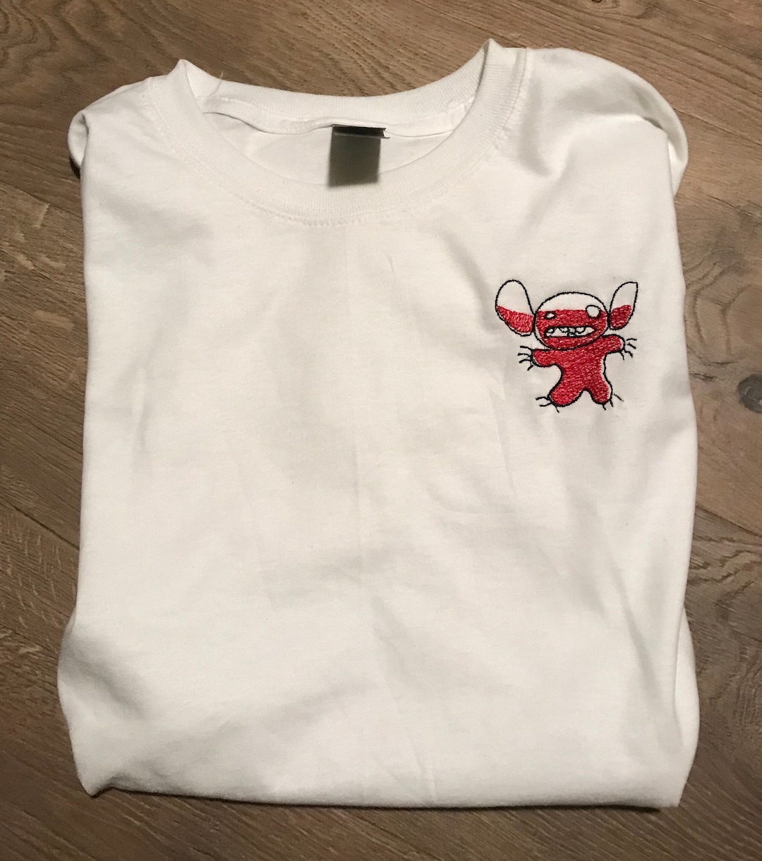 Stitch Badness Level Drawing Embroidered Tshirt, Crewneck - Etsy