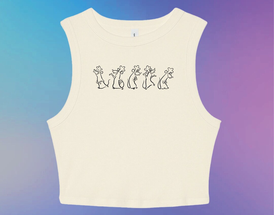 Ratatouille Crop Tank, Anyone Can Cook Epcot Crop Top - Etsy