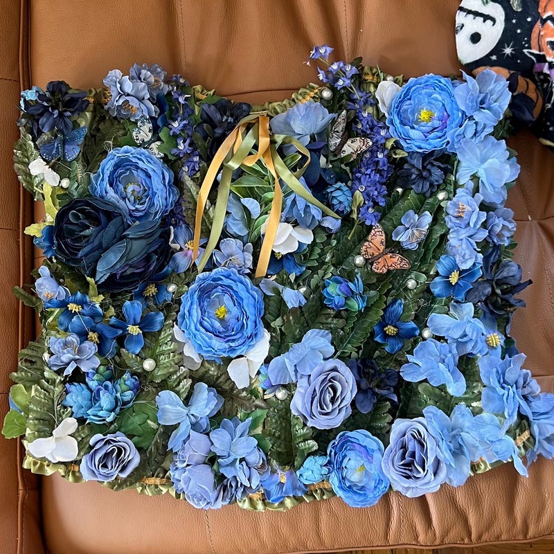 Corset Floral - Etsy