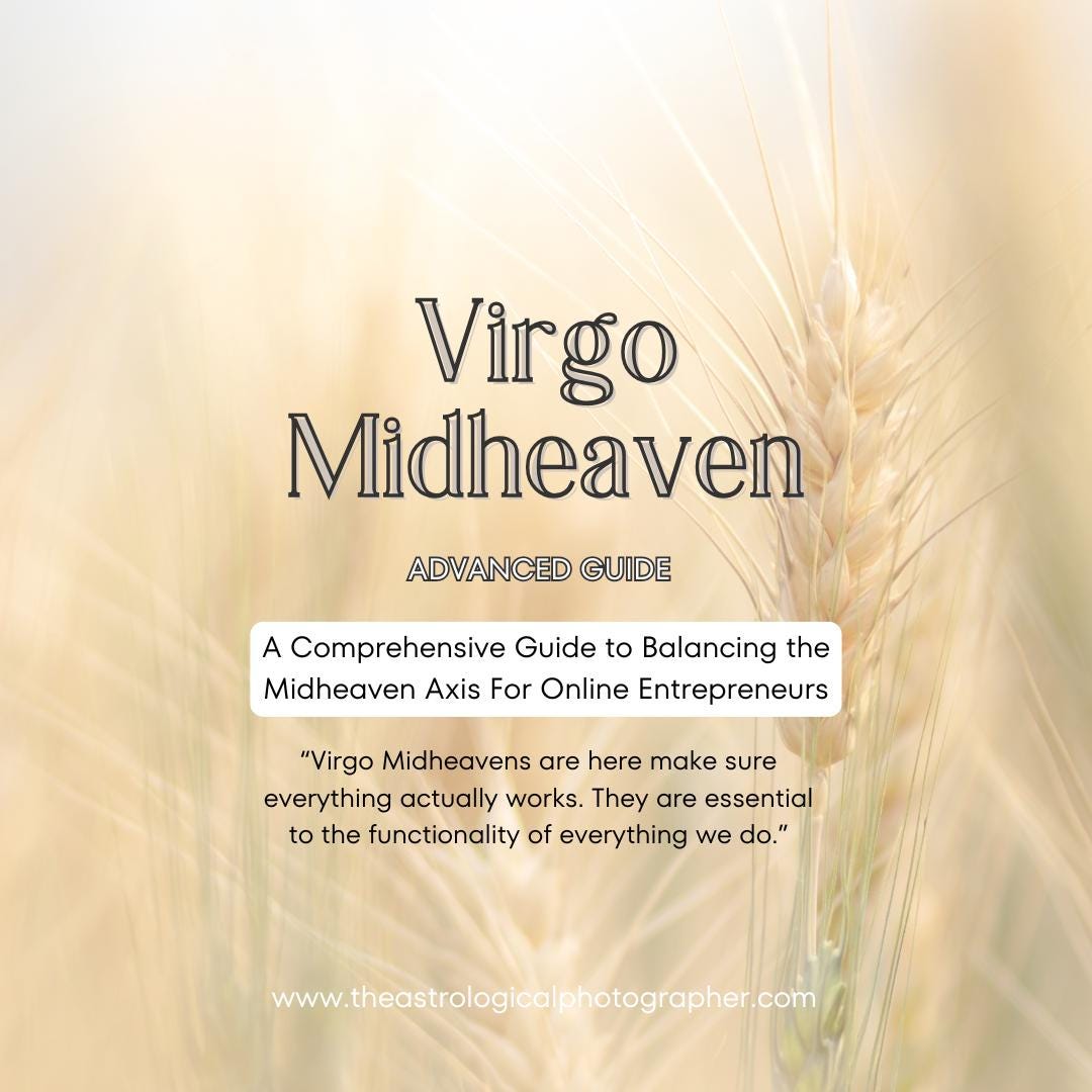 Virgo Midheaven Guide: Advanced Astrology for Social Media (PDF ...